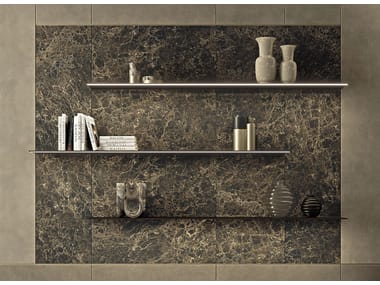 FOREVER SYSTEM LIVING Leather boiserie By Longhi