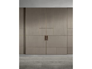 LAND Leather door By Longhi | design Alessandro La Spada