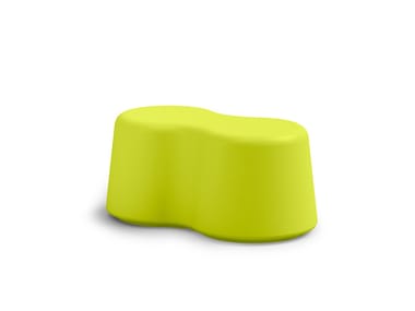 PEANUTS Polyethylene garden bench By Lyxo Design | design Simone Micheli
