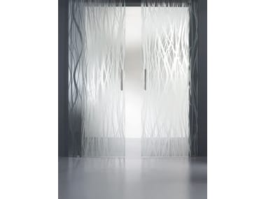 MADRAS® FILI MATE' DOUBLE FACE Patterned satin glass By Vetro Madras®