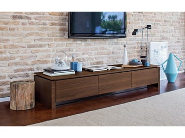 MAG Low TV cabinet with flap doors By Calligaris