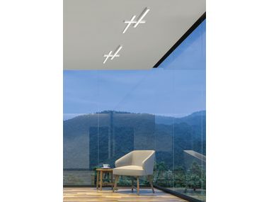 MAGNESIA | Semi-inset Lamp for false ceiling Magnesia Collection By ...