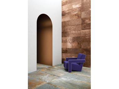MAGNETO RUST Porcelain stoneware wall/floor tiles By Fiandre ...