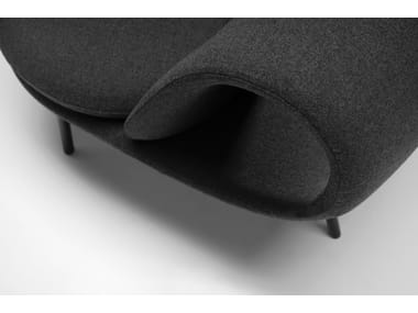 MAKI Modular fabric bench seating with back By Offecct | design Jin ...