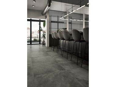 MANHATTAN Porcelain stoneware wall/floor tiles with concrete effect By ...