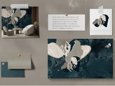 MARBLE FLOWER Wallpaper By Studijo | design Josipa Maras