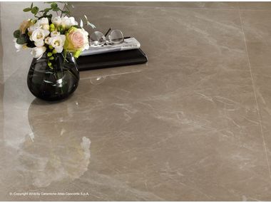 MARVEL EDGE Porcelain stoneware flooring with marble effect By Atlas ...