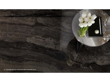 MARVEL EDGE Porcelain stoneware flooring with marble effect By Atlas ...