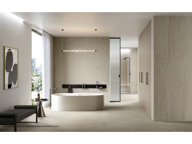 MARVEL TRAVERTINE Wall/floor tiles with marble effect By Atlas Concorde