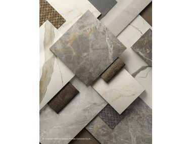 MARVEL X Porcelain stoneware outdoor floor tiles with marble effect By ...