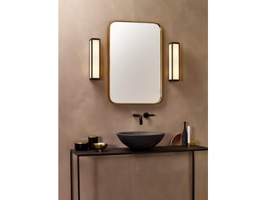 MASHIKO LED LED glass and steel wall lamp for bathroom By Astro Lighting