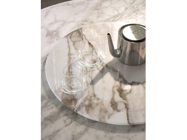 MATEO Round marble table By Molteni & C. | design Vincent Van Duysen