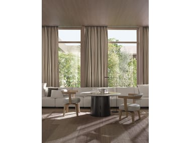 MATEO Round marble table By Molteni & C. | design Vincent Van Duysen