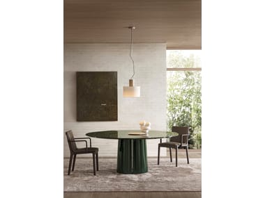 MATEO Round wooden table By Molteni & C. | design Vincent Van Duysen