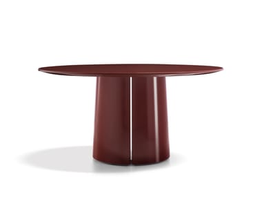 MATEO Round wooden table By Molteni & C. | design Vincent Van Duysen