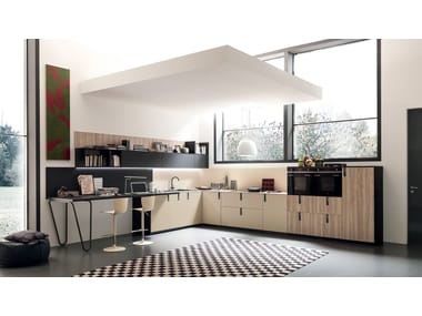 MATERIA Linear Fenix-NTM® fitted kitchen By Febal Casa | design Alfredo ...