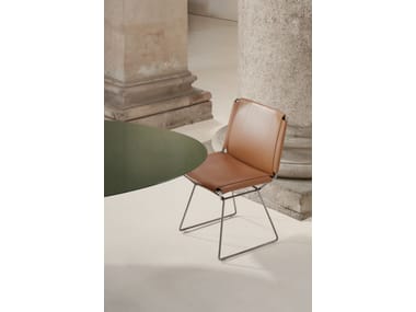 NEIL LEATHER 椅子 By MDF Italia | design Jean-Marie Massaud