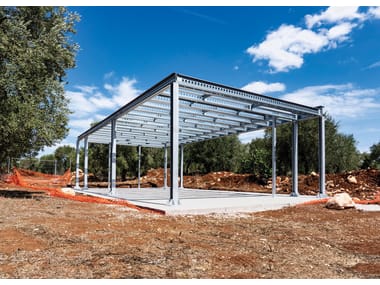 Steel building system MECHANO STEEL FRAME By Scaffsystem