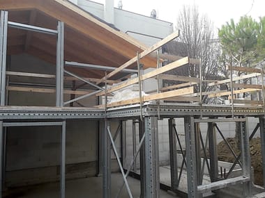 Sistema a secco con struttura portante in acciaio MECHANO STEEL FRAME - Scaffsystem