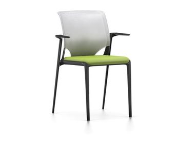 MEDASLIM Mesh training chair with armrests By Vitra | design Alberto Meda