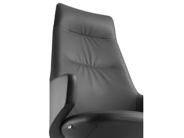 MELODY XL-BR FW | Leather executive chair Melody Lounge Collection By ...