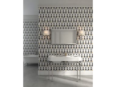 Console double washbasin with towel rail MEMPHIS By Devon&Devon