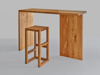 MENA Rectangular solid wood high table By Vitamin Design | design GG ...