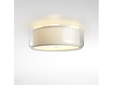 MERCER LED blown glass and fabric ceiling light By Marset | design Joan ...