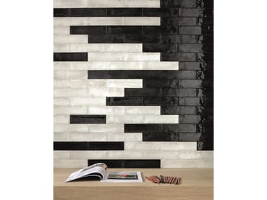 Porcelain stoneware wall/floor tiles with metal effect METALLICA ...