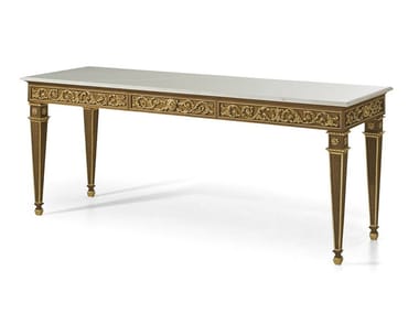 Rectangular oak console table MG 5060/ROV By OAK