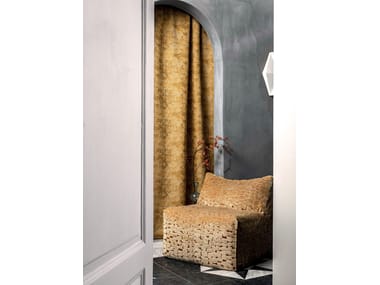 Velvet upholstery fabric with graphic pattern MILANO - FAUSTO Milano ...