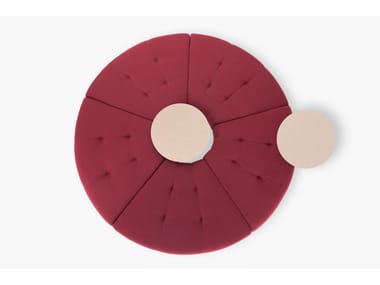 MILLEPIEDI Round fabric bench By True Design | design Parisotto ...