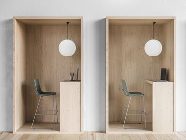 MILOS ELLE | Sled base stool By Sitland design Dorigo Design