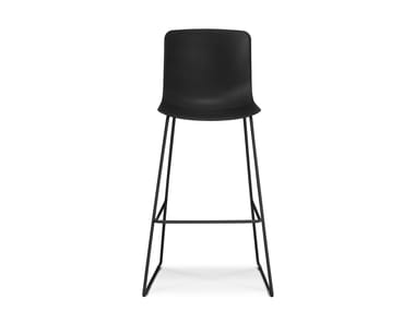 MILOS ELLE | Sled base stool By Sitland design Dorigo Design