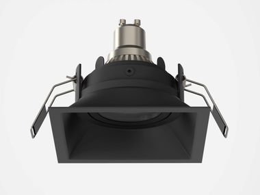 MINIMA SLIMLINE SQUARE ADJUSTABLE FIRE-RATED LED metal spotlight By ...