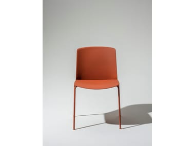 MIXU Polypropylene and plywood stackable chair By Arper | design Gensler