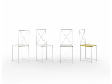 MOKA Open back metal chair By Flexform