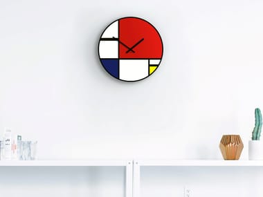 MONDRIAN Clock By Designobject.it
