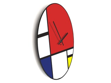 MONDRIAN Clock By Designobject.it