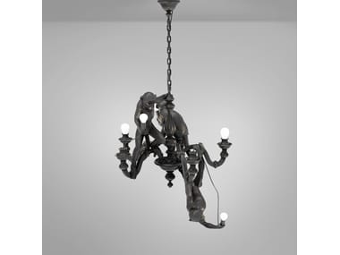MONKEY CHANDELIER Pendant lamp By Seletti | design Marcantonio