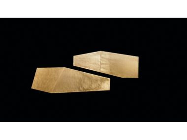 MONOLITH Low brass coffee table By Henge | design Massimo Castagna