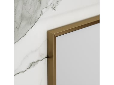 MOODE Square framed wall-mounted mirror By LUSSO
