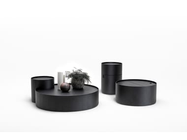 MOON ECLIPSE Round coffee table with storage space By Living Divani ...
