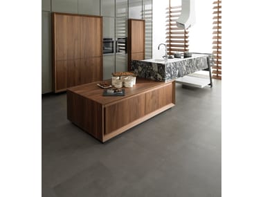 MORSE Solid-ker wall/floor tiles with concrete effect By Porcelanosa