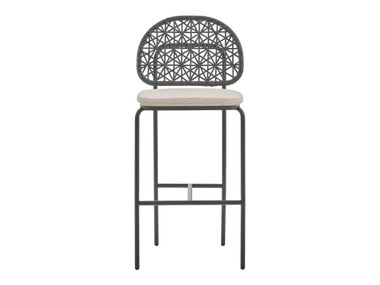 MORWI Powder coated aluminium stool with footrest By PARLA | design ...