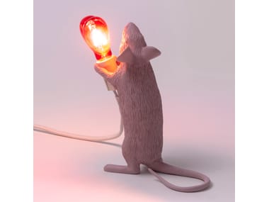 MOUSE LAMP LOVE EDITION Lampada da tavolo a LED in resina By Seletti ...