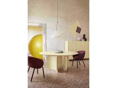 BARRY Round table By Miniforms | design Alain Gilles