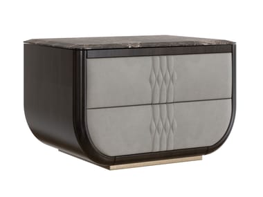 ELEGANT CURVED Bedside table By Modenese Luxury Interiors