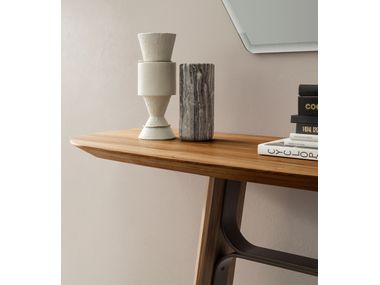 BRIDGE | Console table Demilune walnut console table By Morica Design
