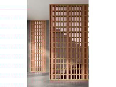 TALLY WIDE Terracotta element for partition wall By Mutina